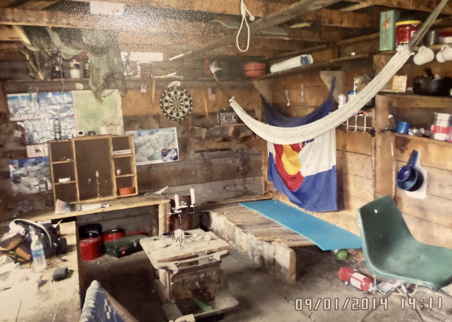 A historic mining cabin stood in Keystone Gulch for more than 100 years ...